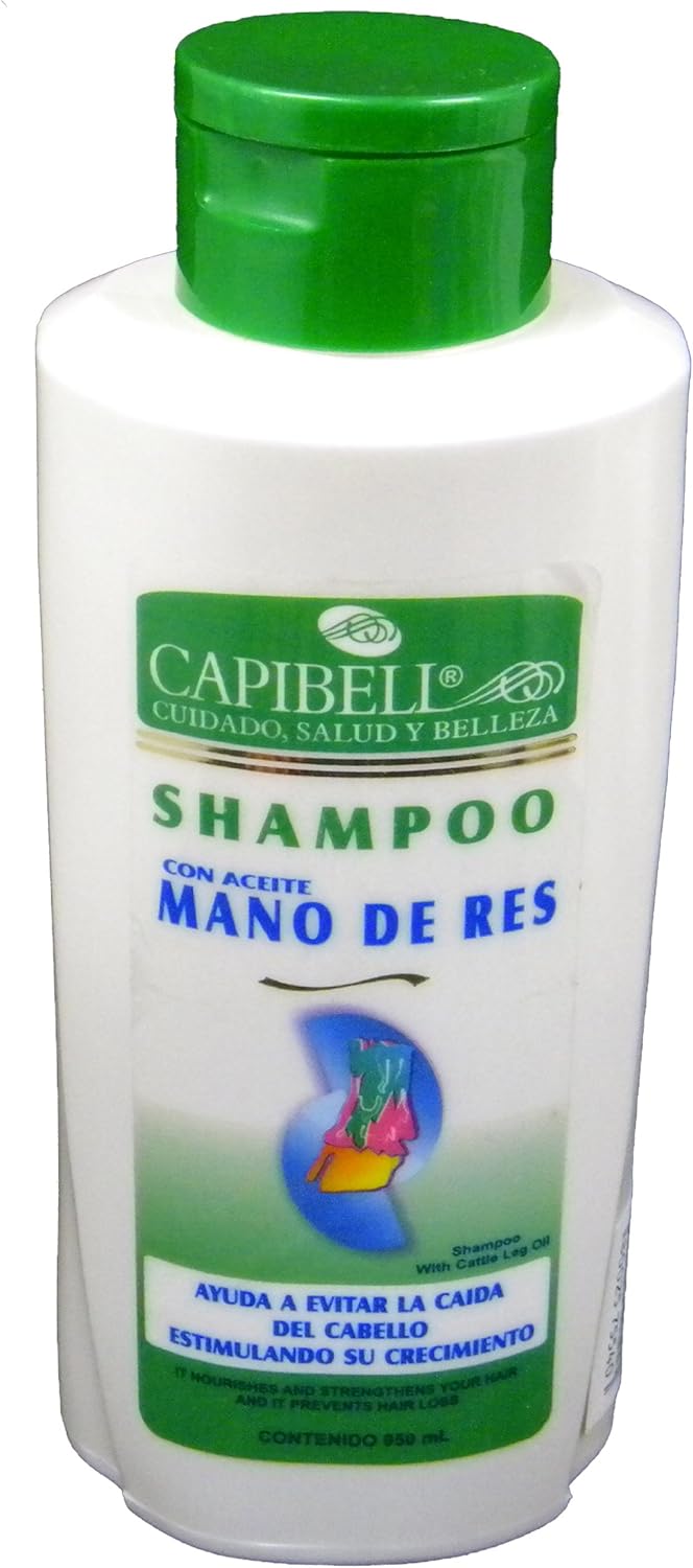 Amazon.com: Capibell Mano De Res Shampoo (Cattle Leg Oil) 950ml ...
