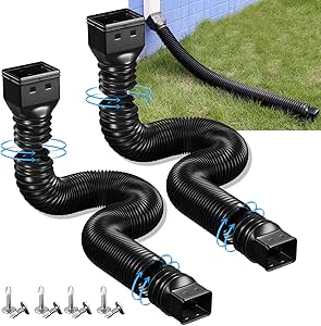 Yutoto Gutter Downspout Extensions Rain Gutter Downspout Extension ...