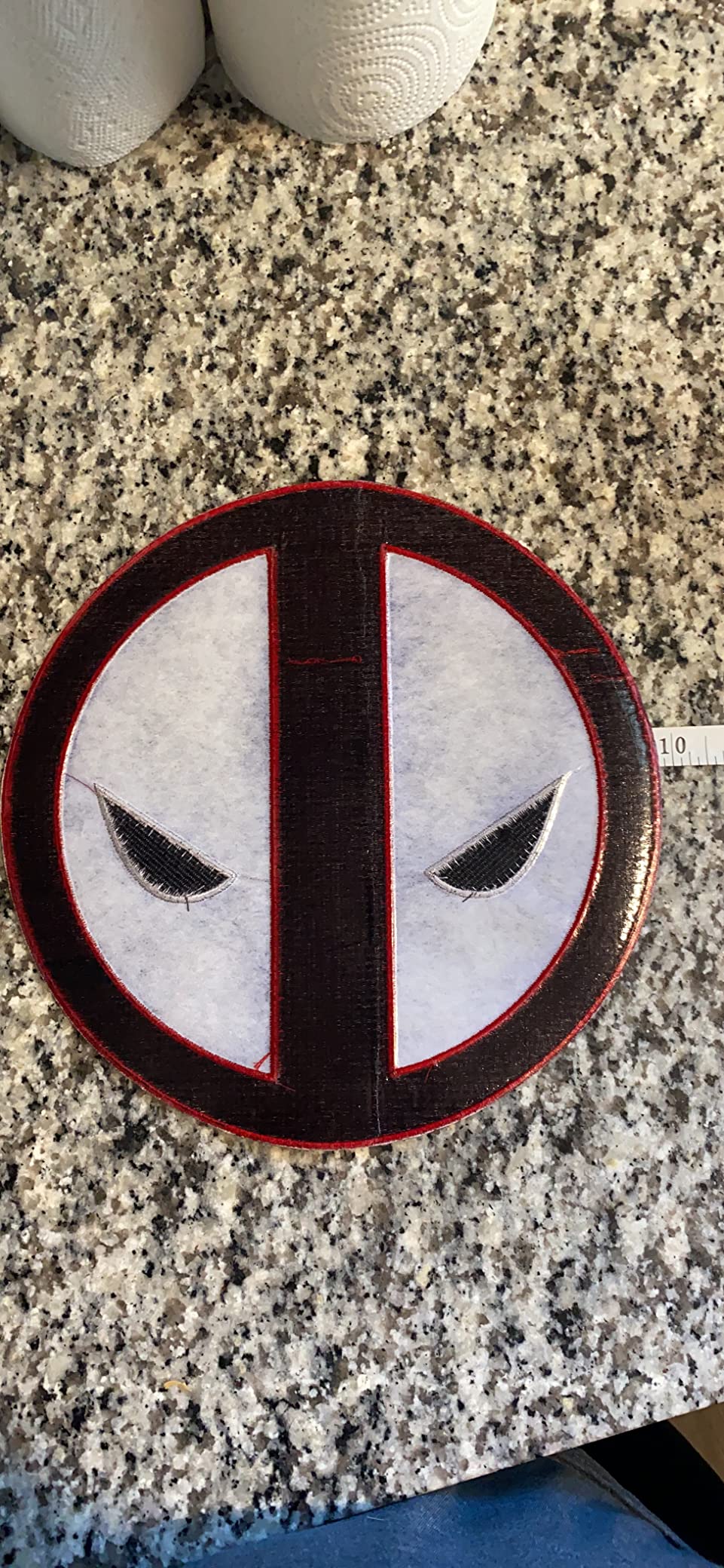 Amazon.com: Application Marvel Extreme Deadpool Icon Back Patch : Arts ...