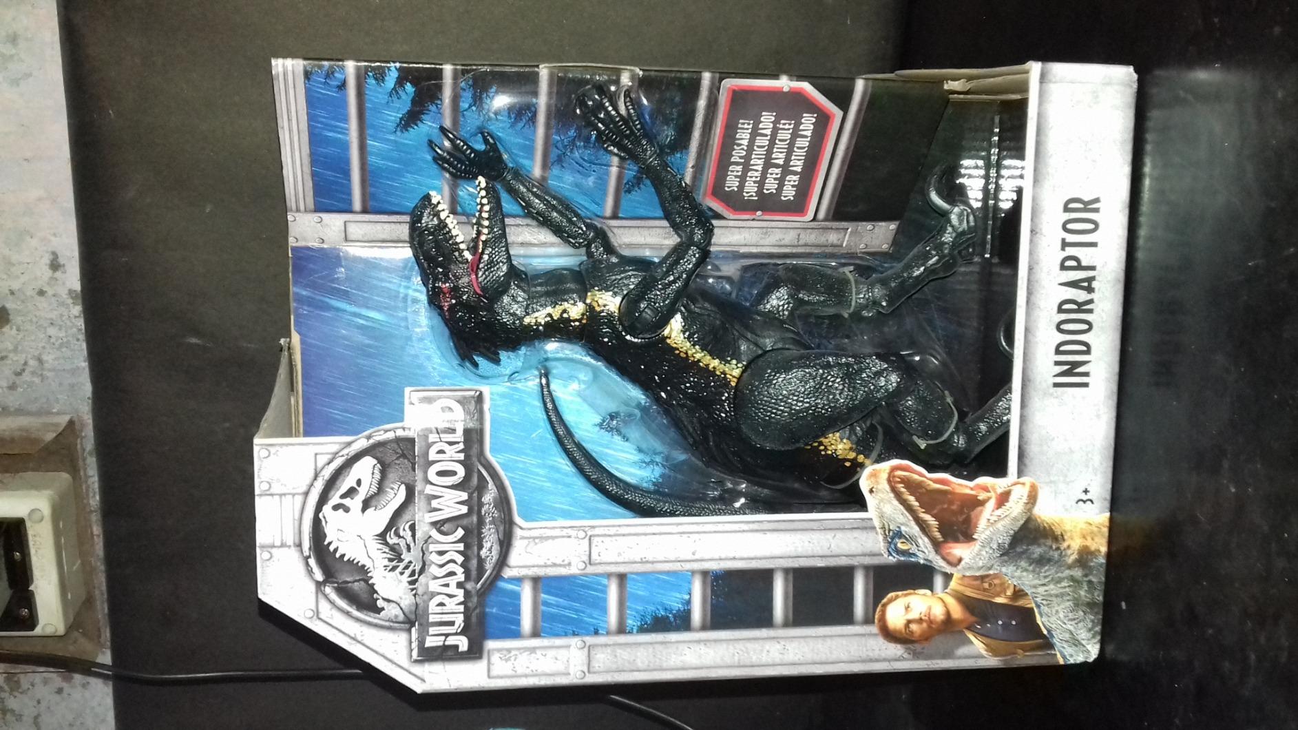 Jurassic World Indoraptor Villian Dinosaur Figure (Multicolour, 10 ...
