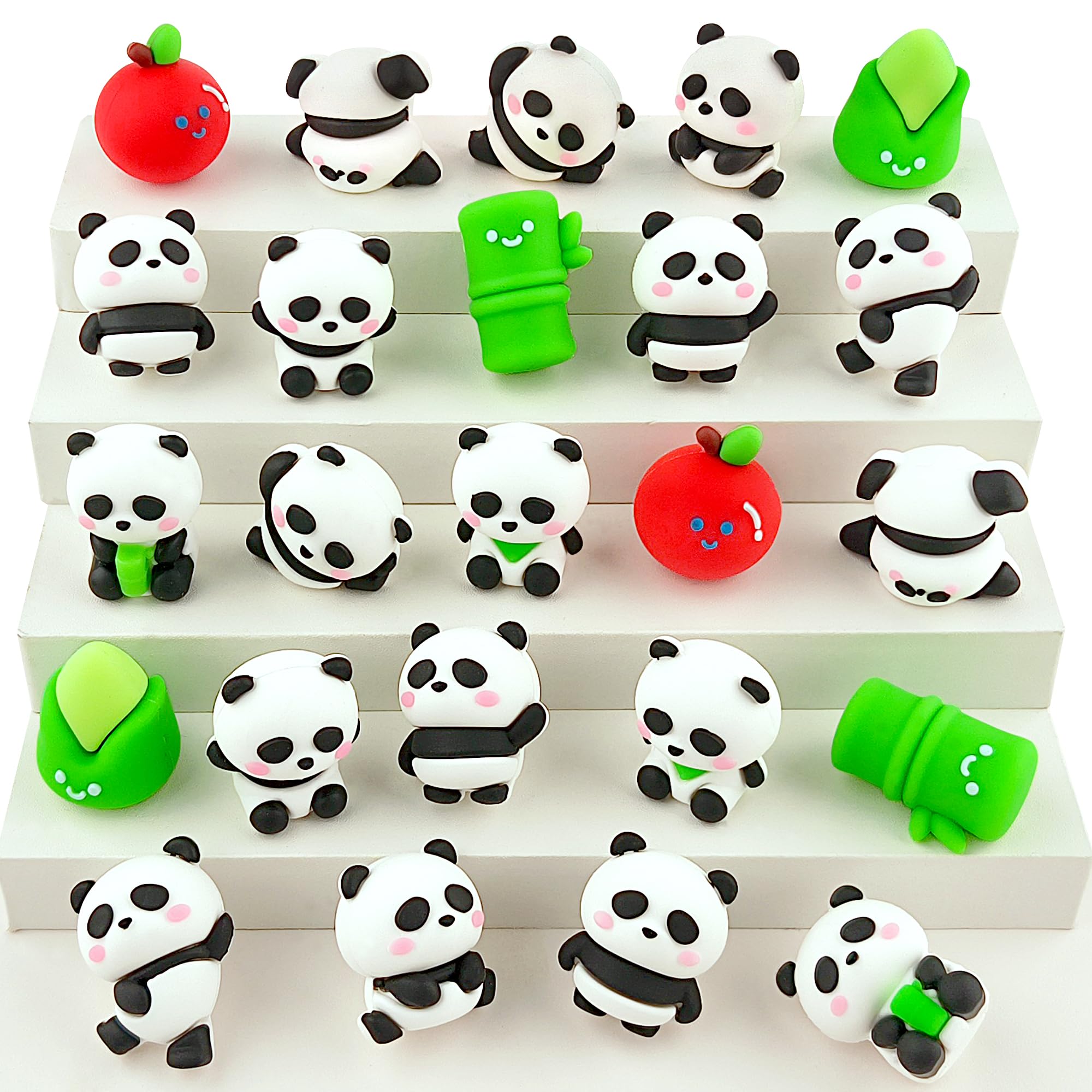 Amazon.com: 24 pcs Mini Panda Erasers for Kids Classroom Prizes, Cute ...