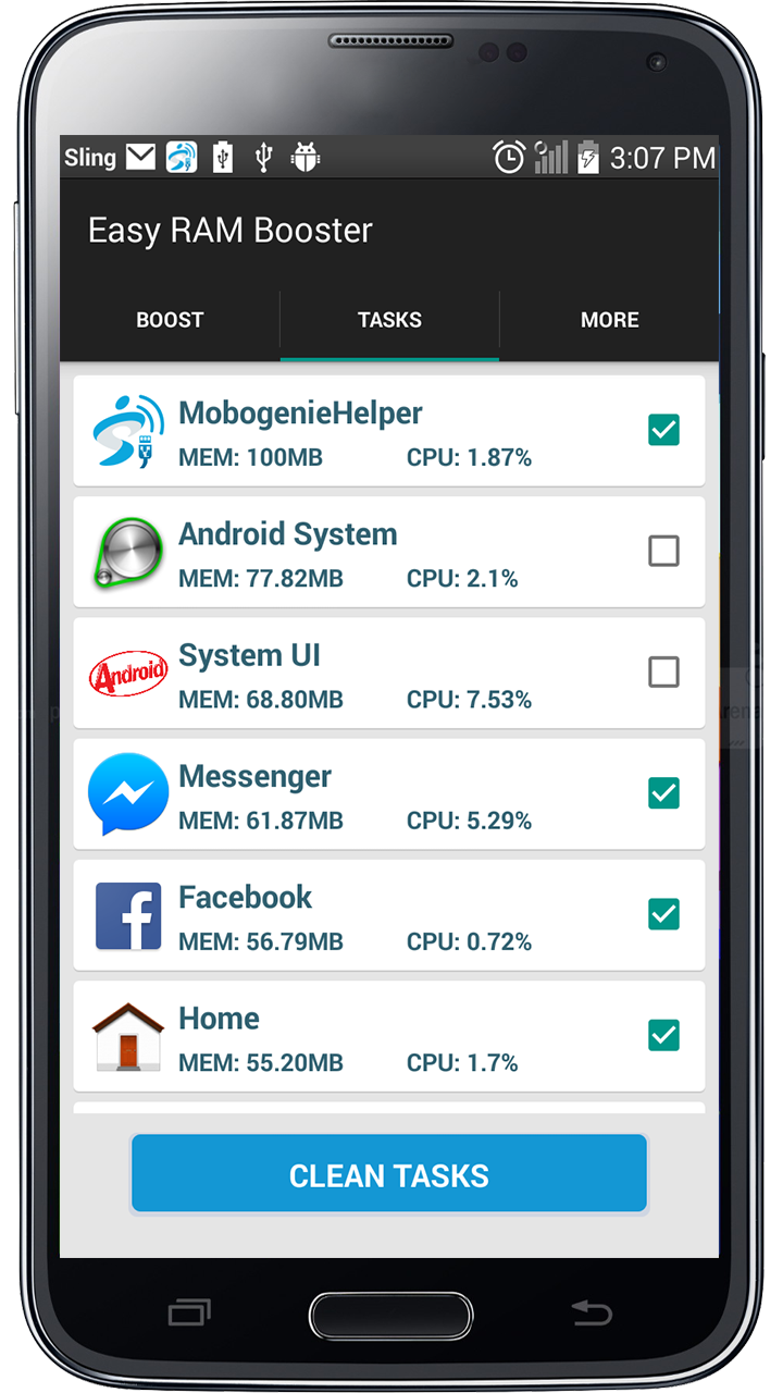 RAM Booster: Cache Cleaner - App on Amazon Appstore