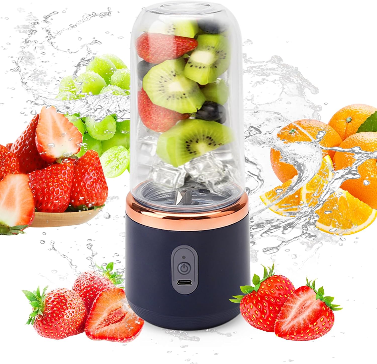 HENGBIRD Portable Blender, Personal Mini Blenders,400ml Portable ...