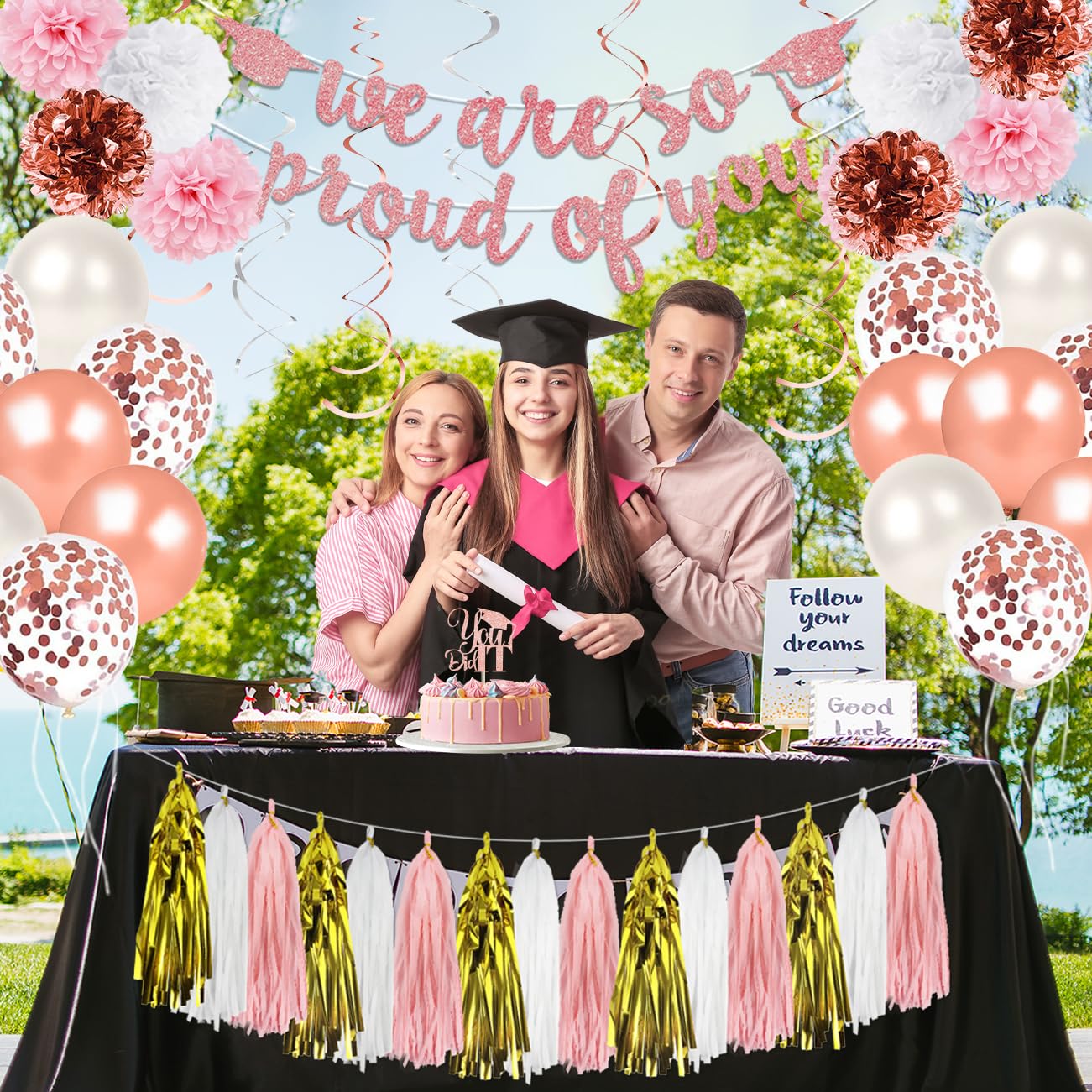 2018 Graduation Party Decorations Pink 18th Birthday And Graduation