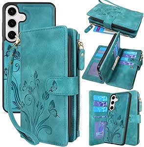 Amazon.com: Lacass Case Wallet for Samsung Galaxy S25+ Plus, [12 Card Slots] ID Credit Cash ...