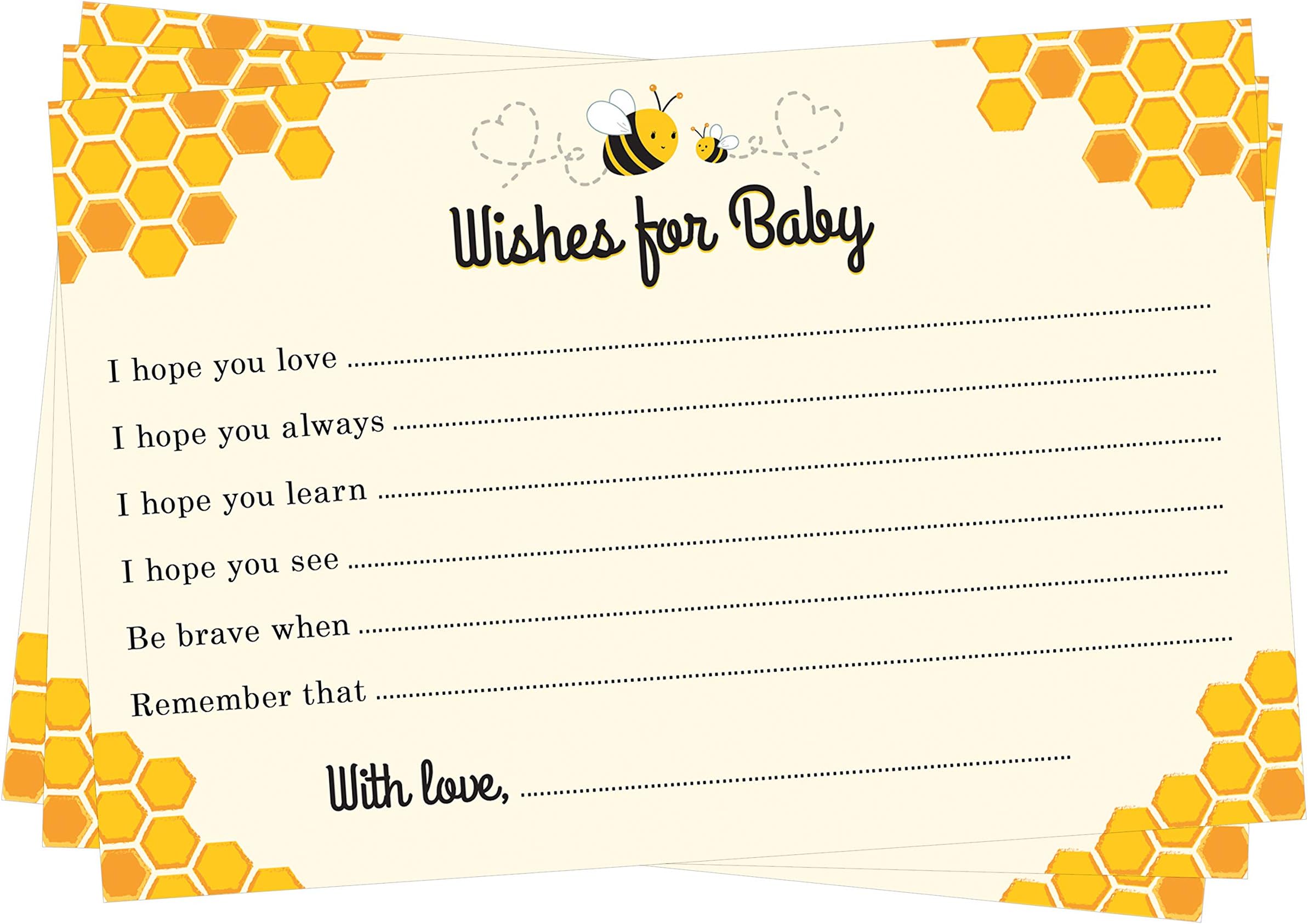 Amazon.com: BEE Prediction and Advice Cards - Pack of 25 - Bumblebee ...