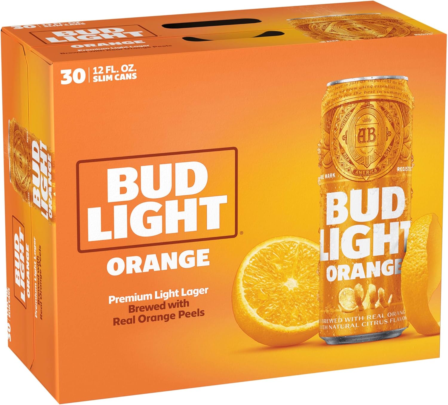 Amazon.com: Bud Light, Beer Can Orange - 30 Pack, 360 Fl Oz : Grocery ...