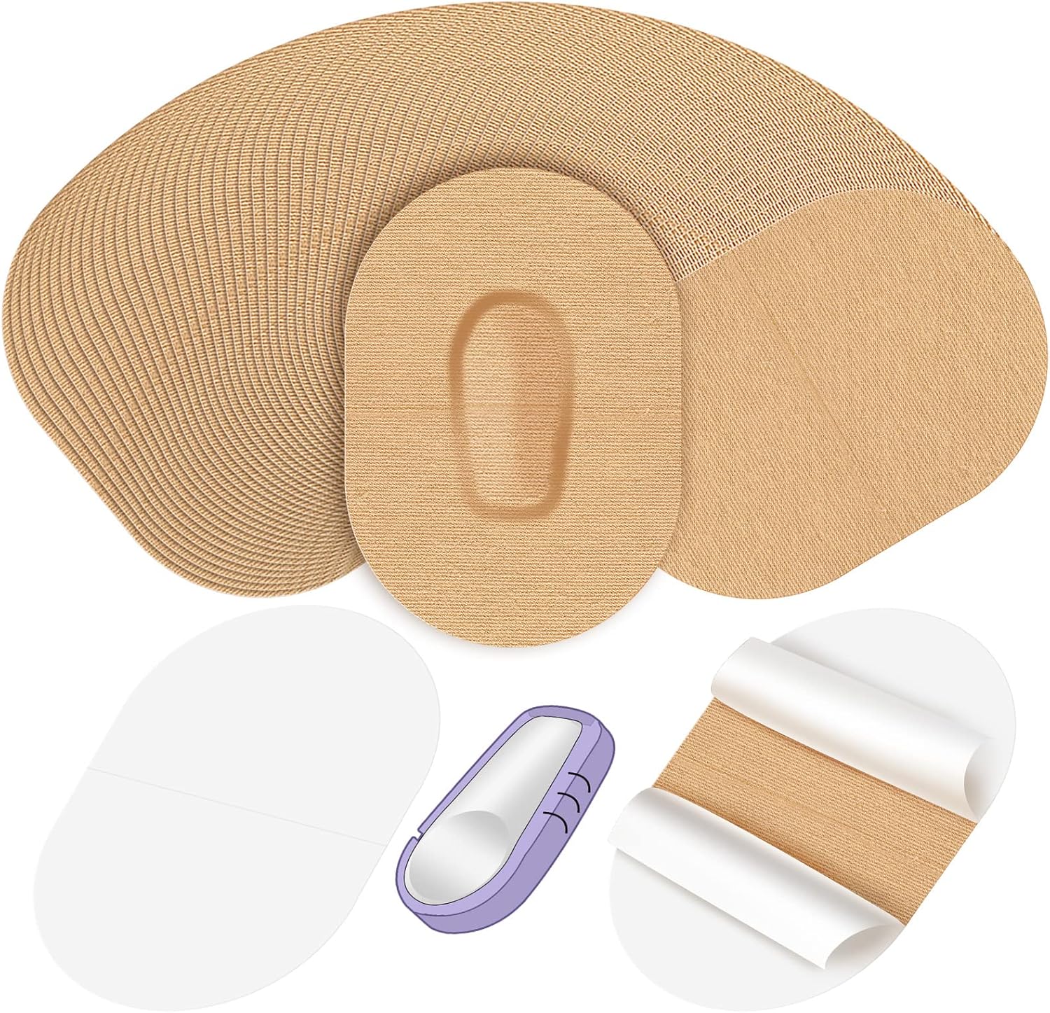 Amazon.com: Nuanchu 50 Pieces Shower Waterproof Patch Transparent ...