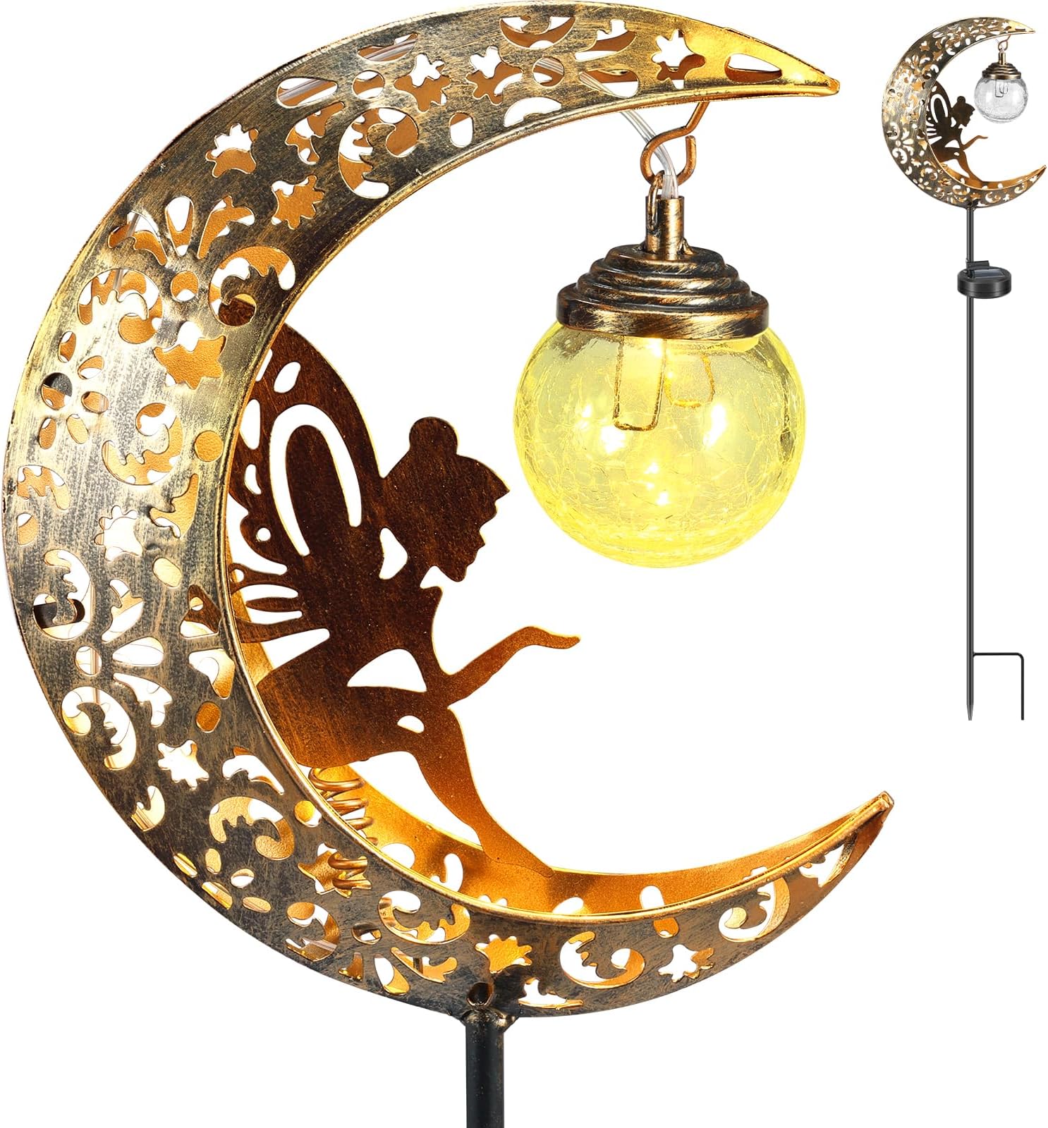 Regadera con luces a energía solar | Luz ledes solar para jardín ...