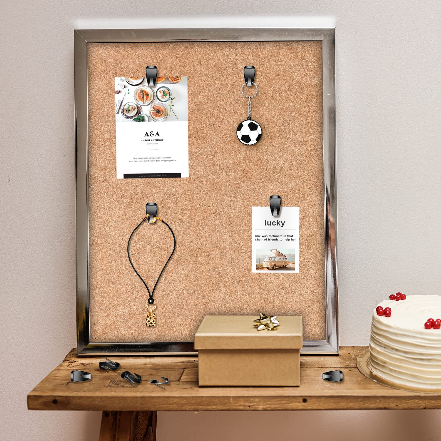 Cubicle Picture Frame Hangers STAS Panel Hooks Partition Wall Panel