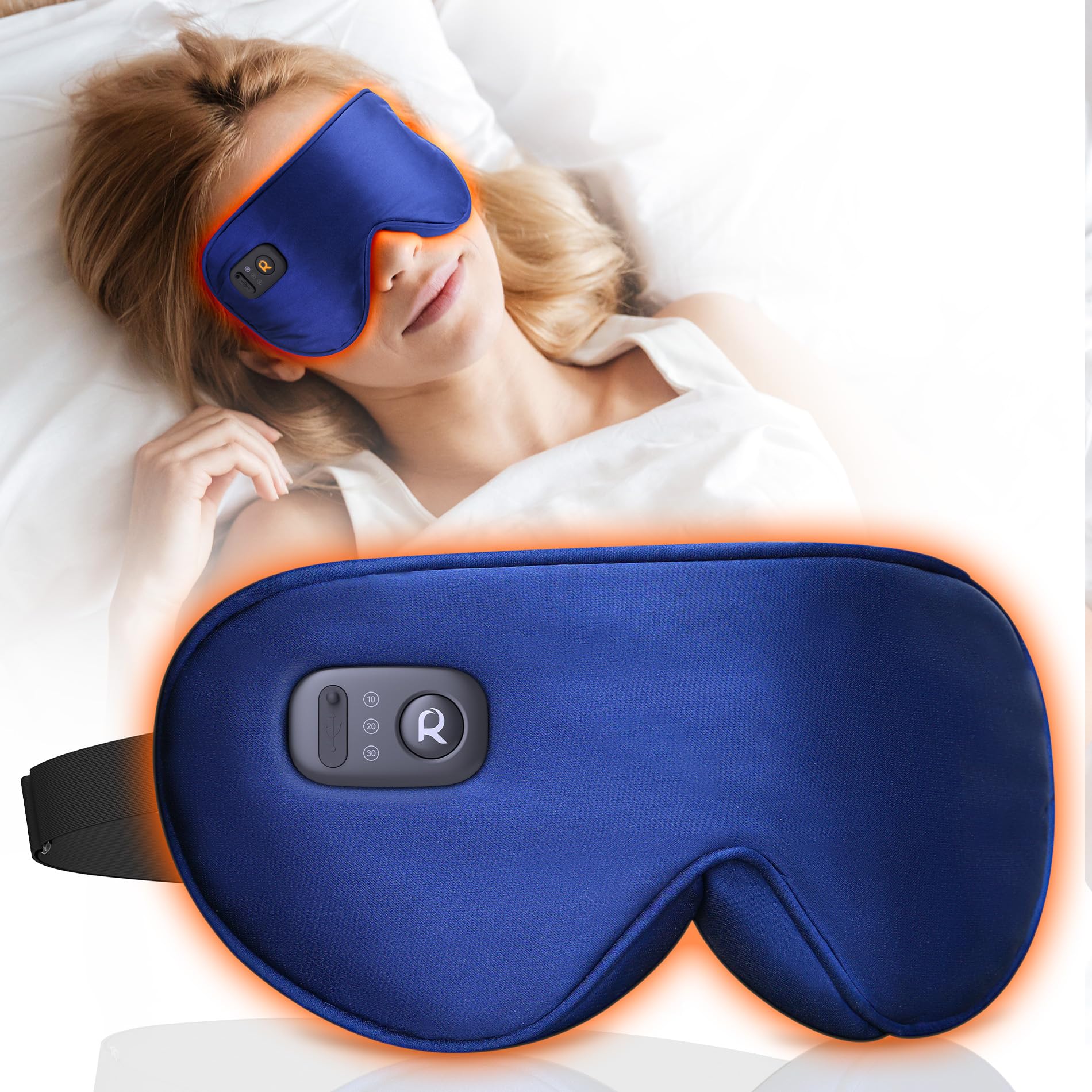 Restnature Heated Eye Mask - Cordless Heated Eye Mask for Dry Eyes ...