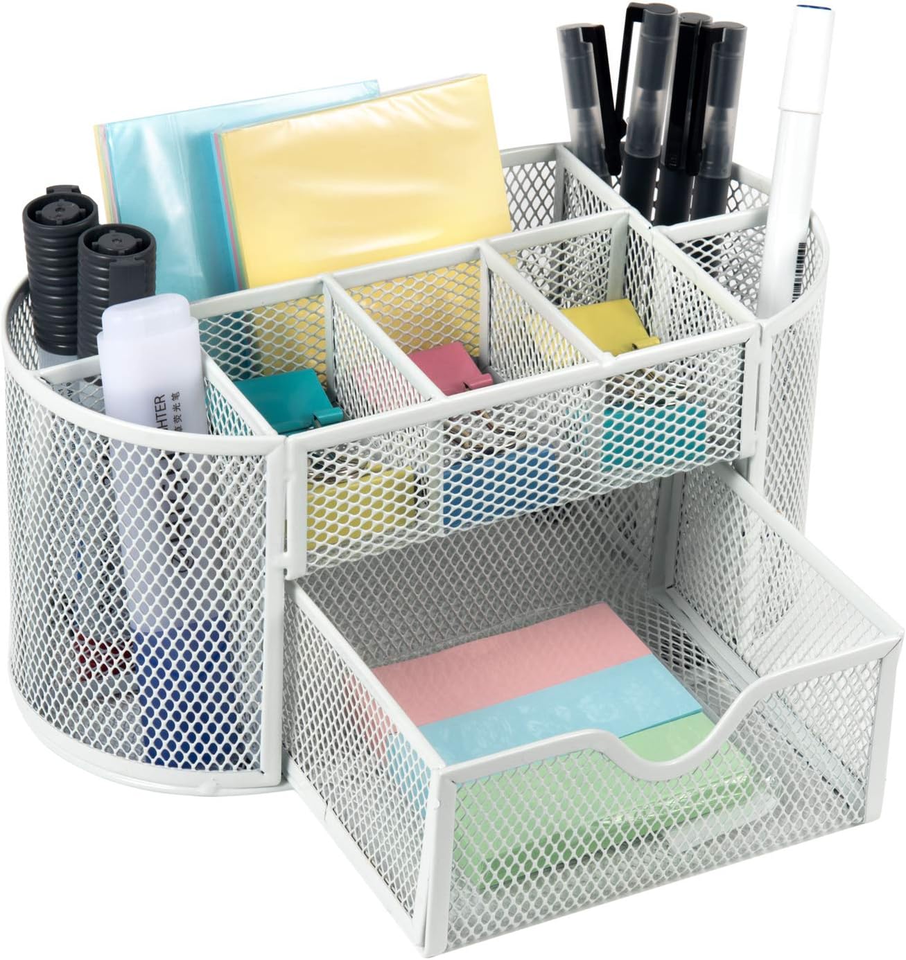 Amazon.com: Ekisemio 5-Tier Mesh Desktop file Organizer, Office ...