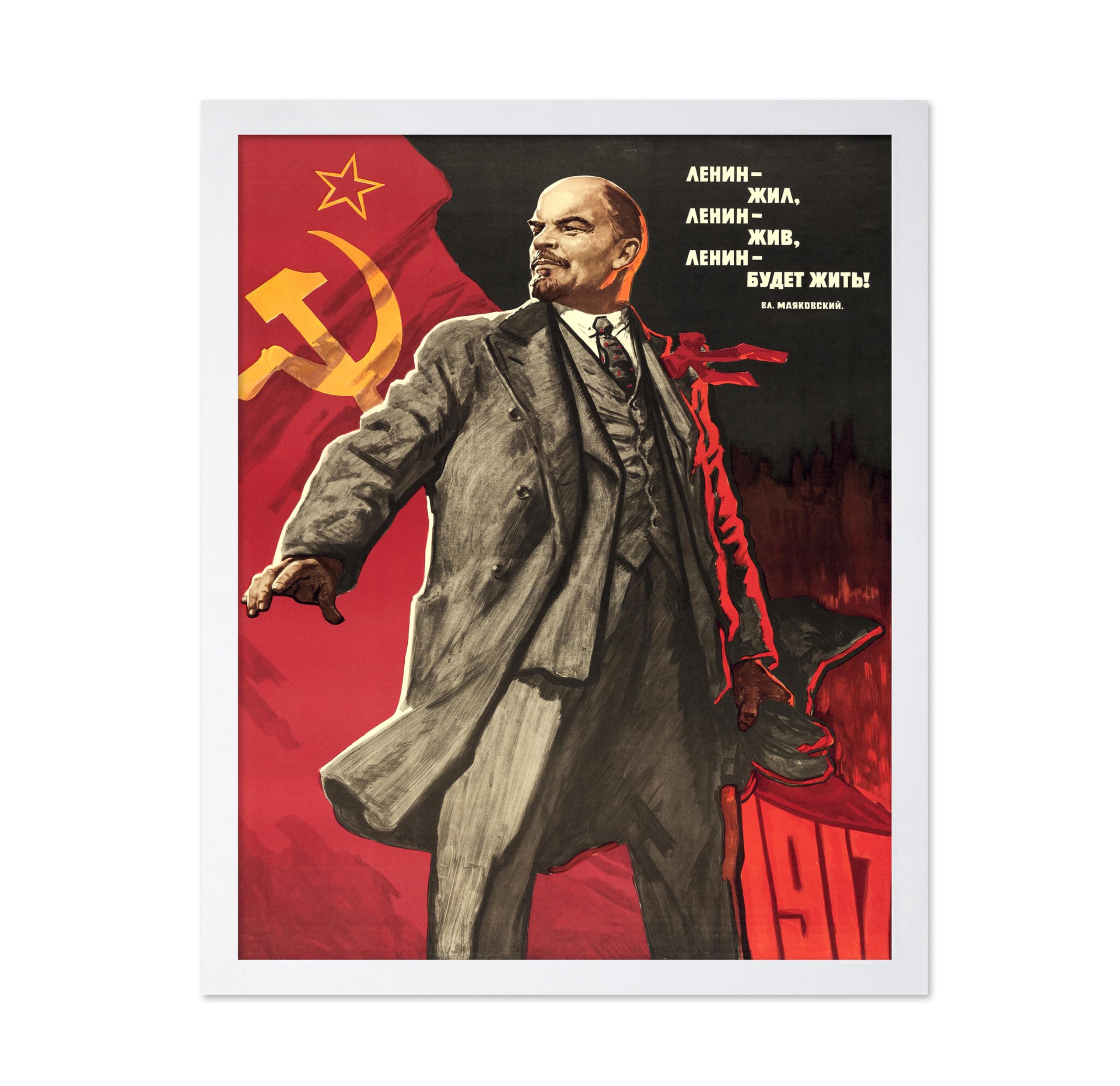 Vladimir Lenin Propaganda Posters Vladimir Lenin USSR Russia 0741 CCCP