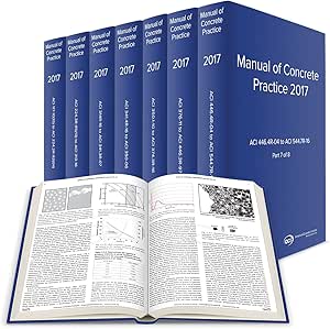 Amazon.com: ACI MANUAL OF CONCRETE PRACTICE (MCP): MCP 2017 8-Part Set ...