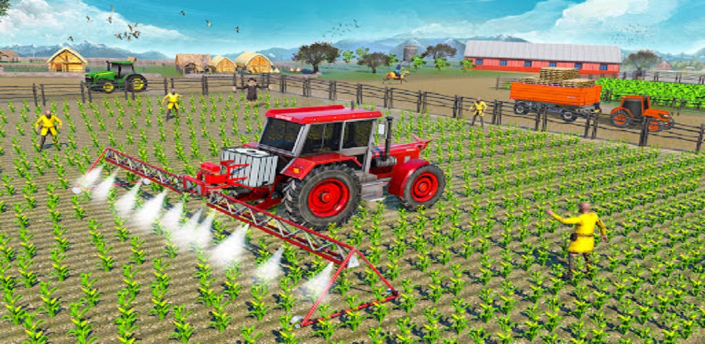 Real Tractor Driving Farming Games : Farm Tractor Simulator Farming ...