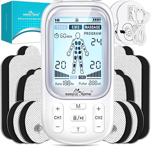Easy@Home Tens Machine EMS: TENS Machine for Pain Relief EMS Muscle ...