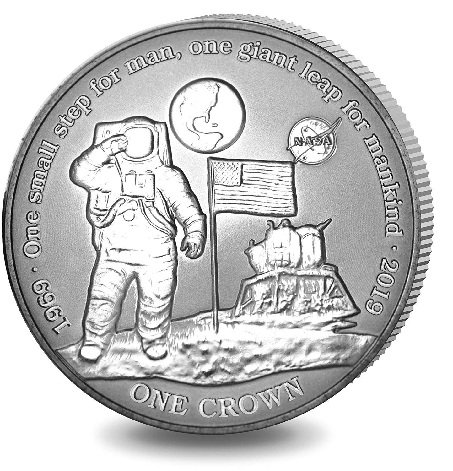 First Man On Moon Coin 50th Anniversary Of Apollo 11 | Desertcart Sri Lanka