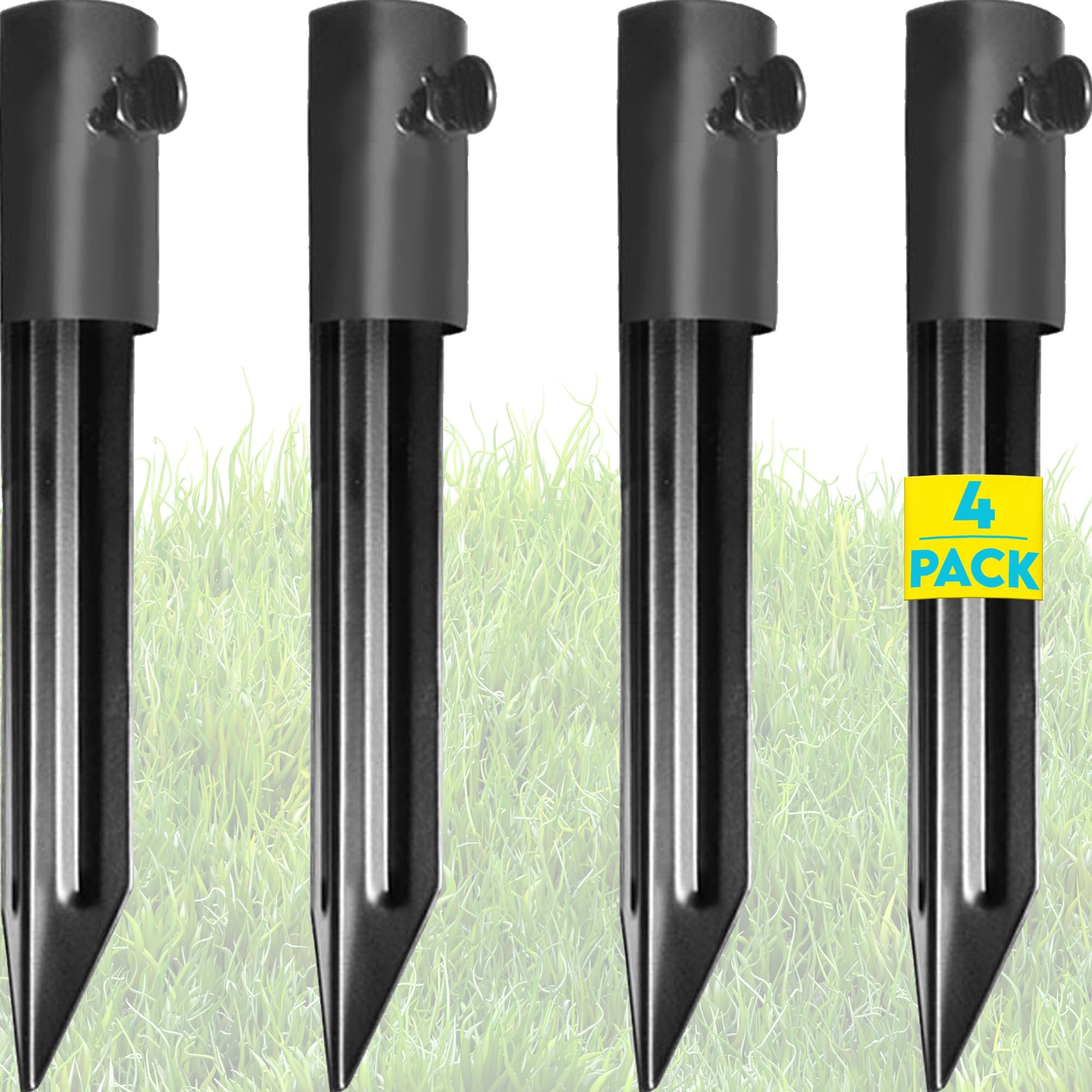 Amazon.com : In the Breeze Heavy Duty Ground Stake with Thumb Screw ...