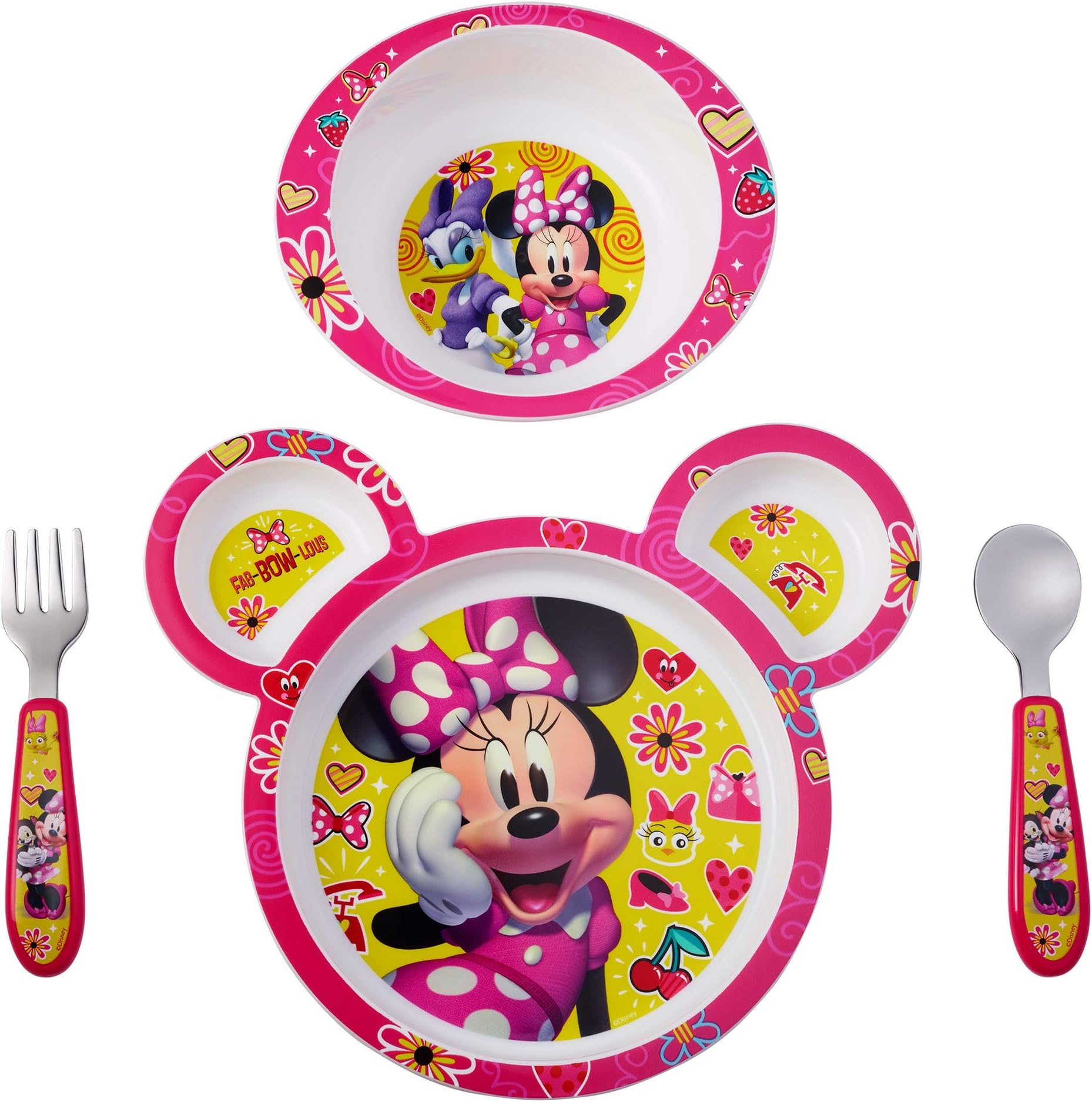 Amazon.com: The First Years Disney Minnie Mouse Dinnerware Set ...