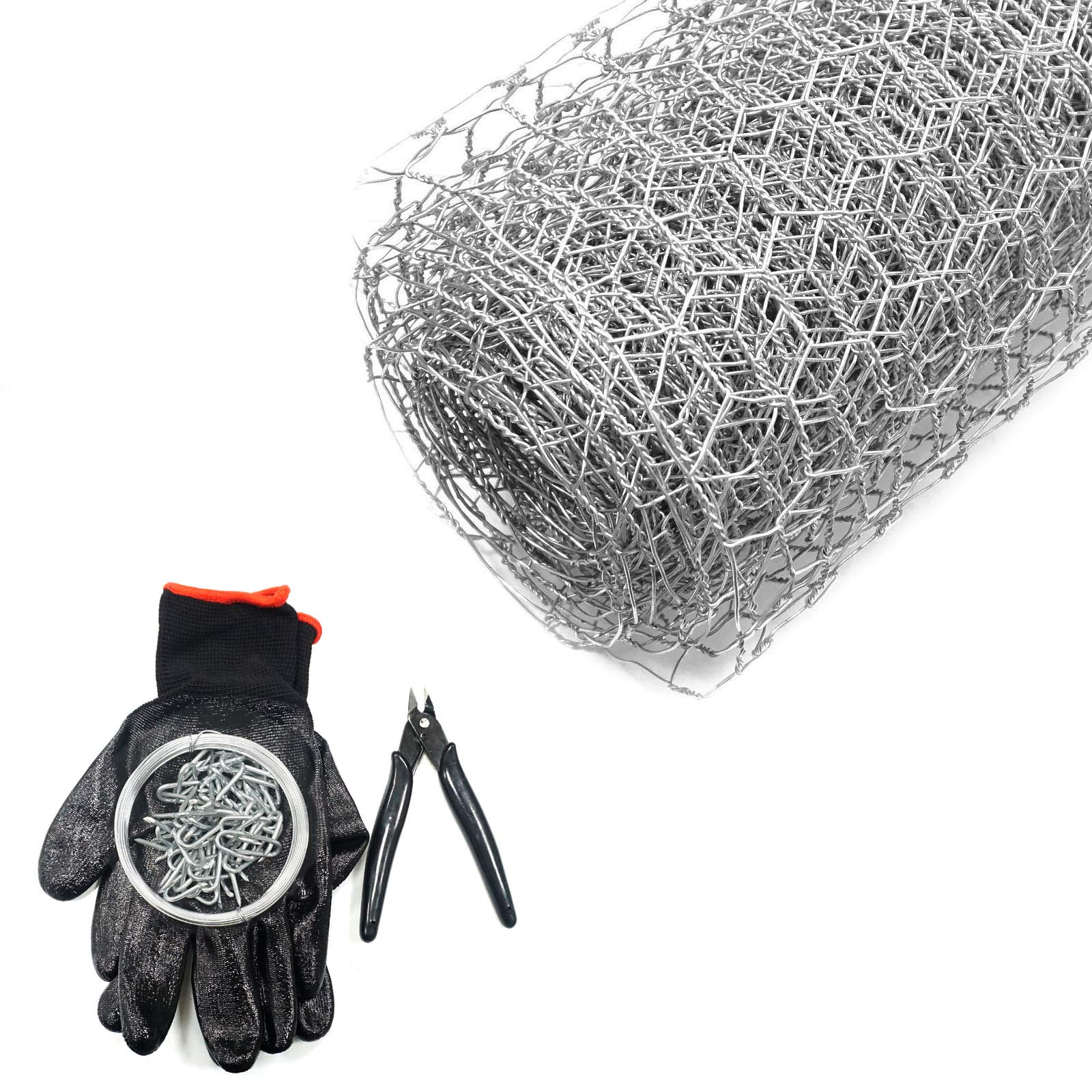 Buy Abimars 15.7in x 32.8ft Garden Poultry Chicken Wire Netting,1 inch ...