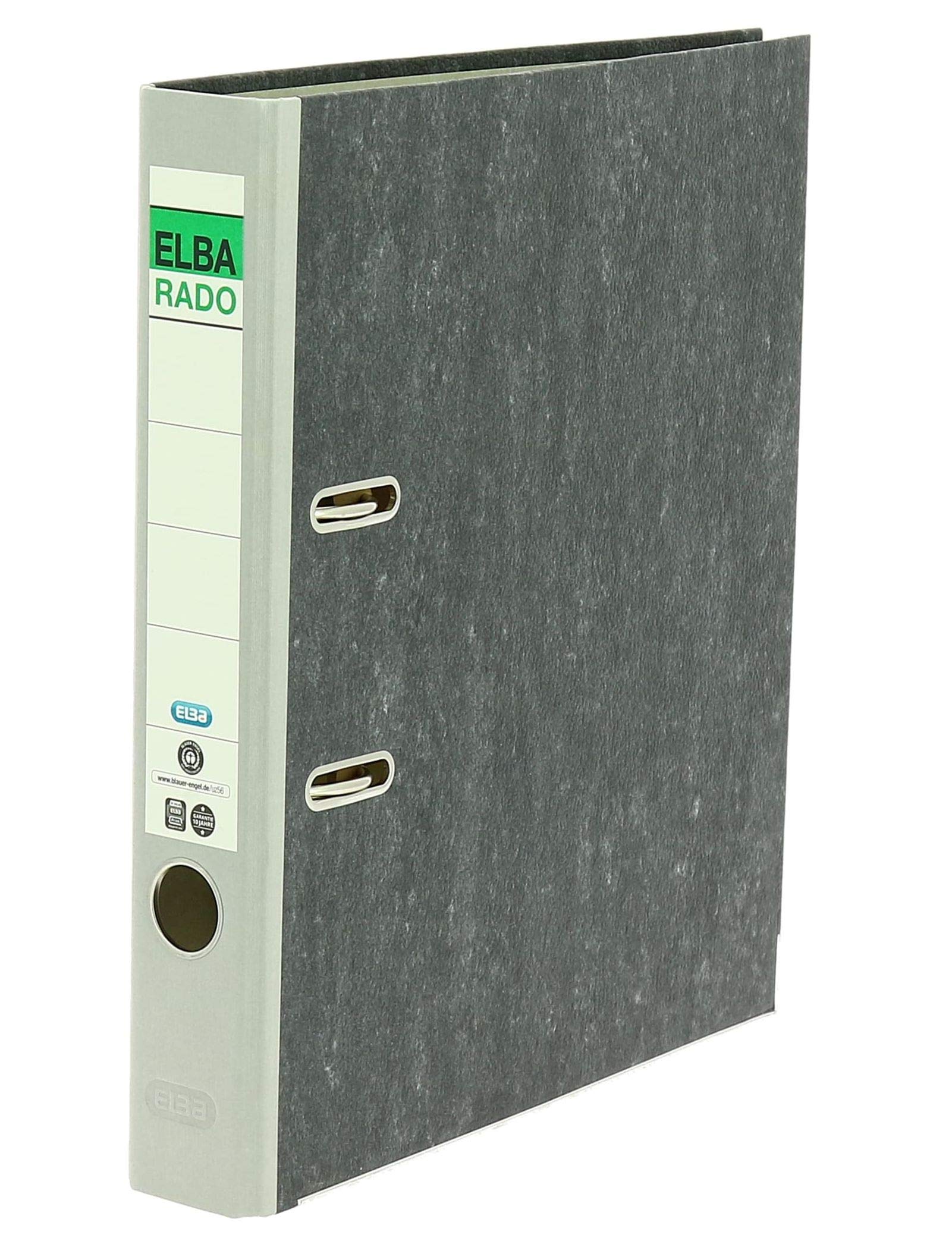 Elba Rado Ring Binder/Folder, Clouded Marble A4, Narrow (1 Item) Grey ...