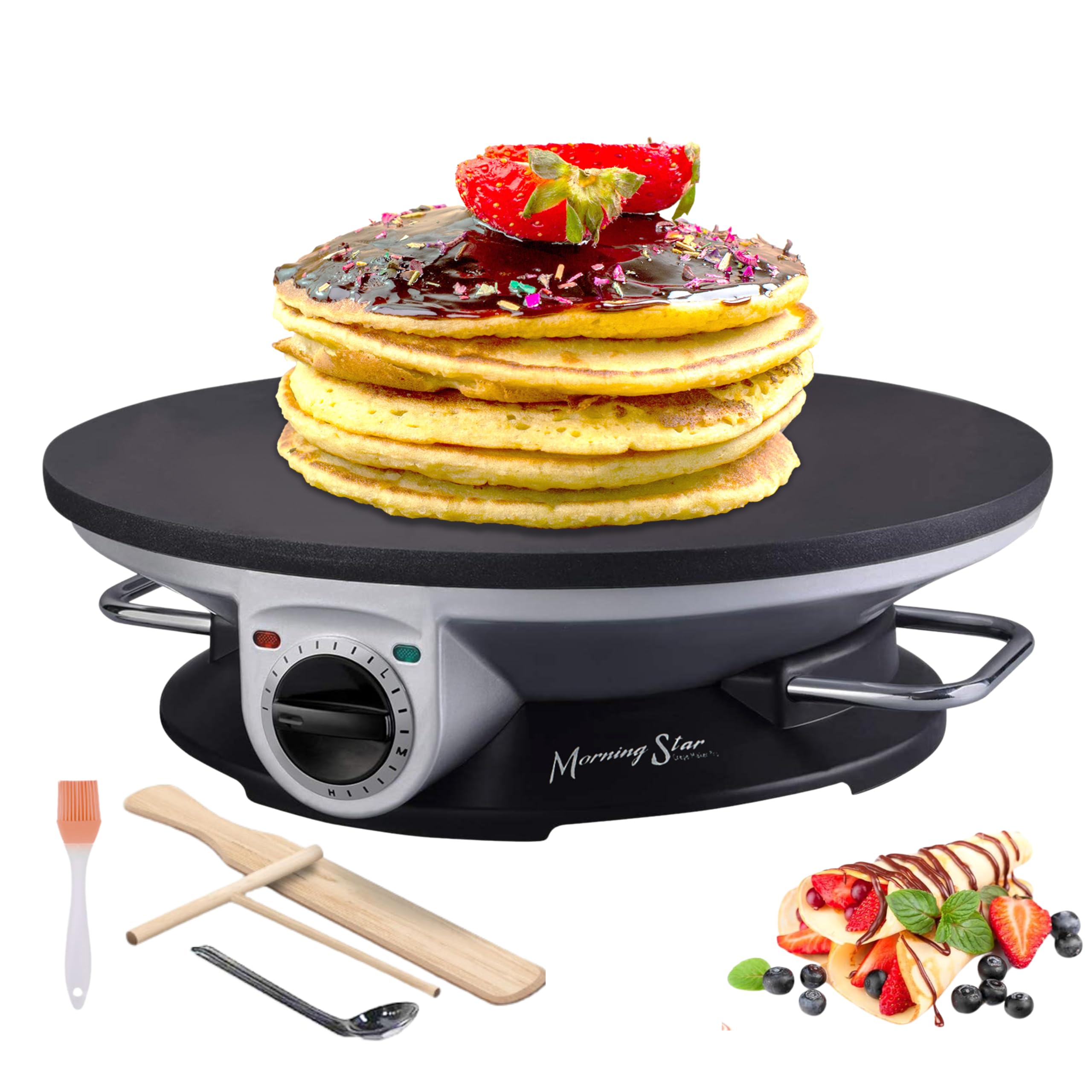 Amazon.com: Electric Pancake Maker & Griddle Cooktop,13 inch Nonstick ...