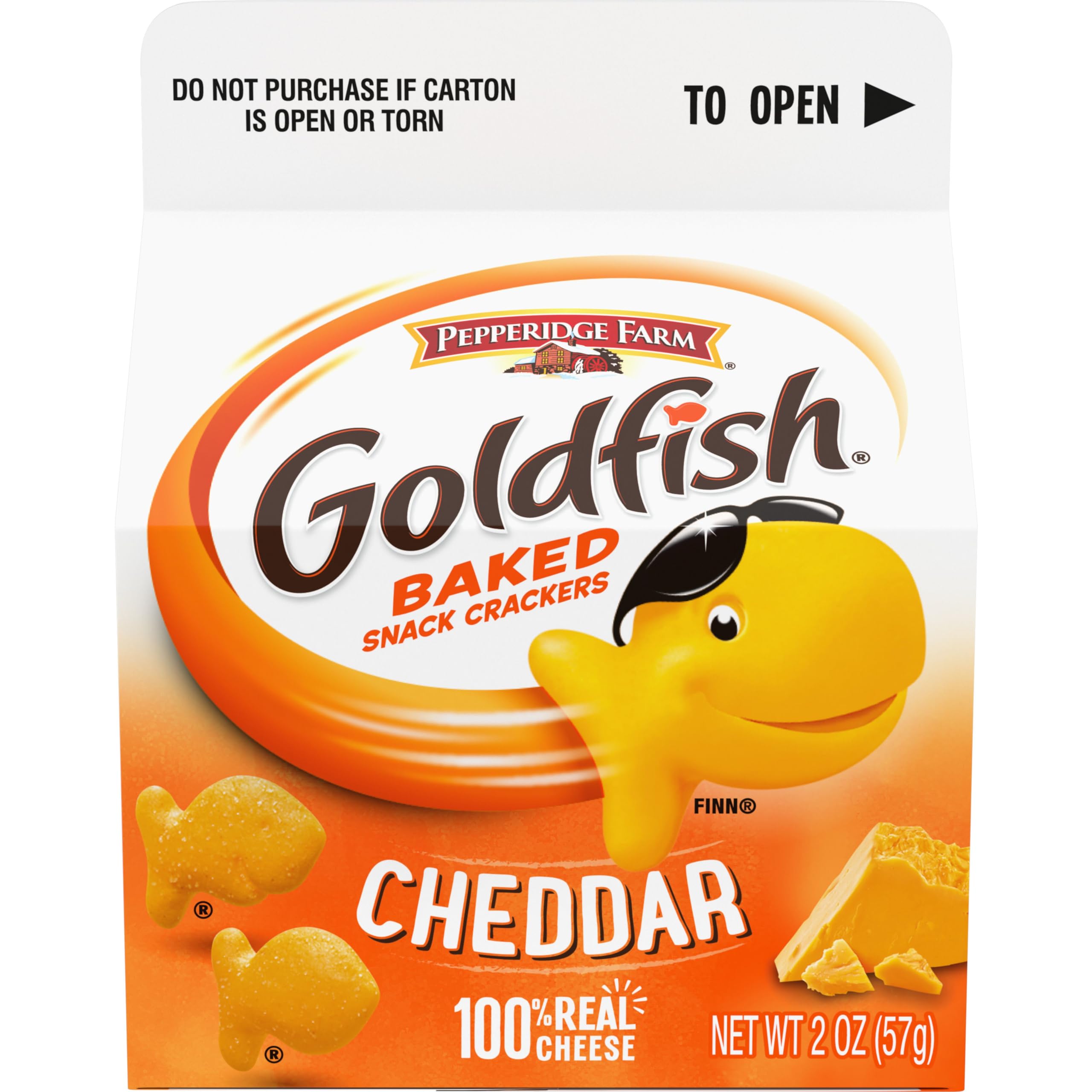 Goldfish Snack Coloring Page