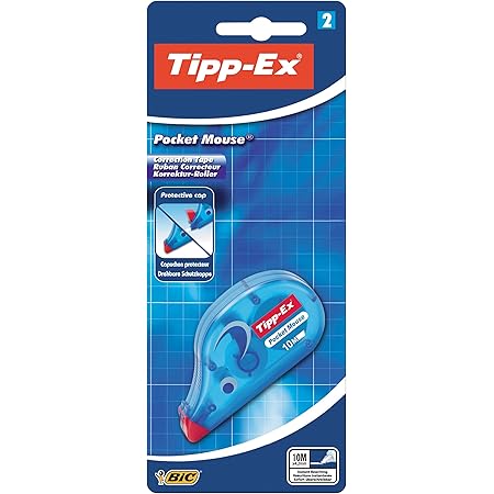 Tipp-Ex Pocket Mouse Correction Tapes – Pack of 2- Easy To Use - Extra ...