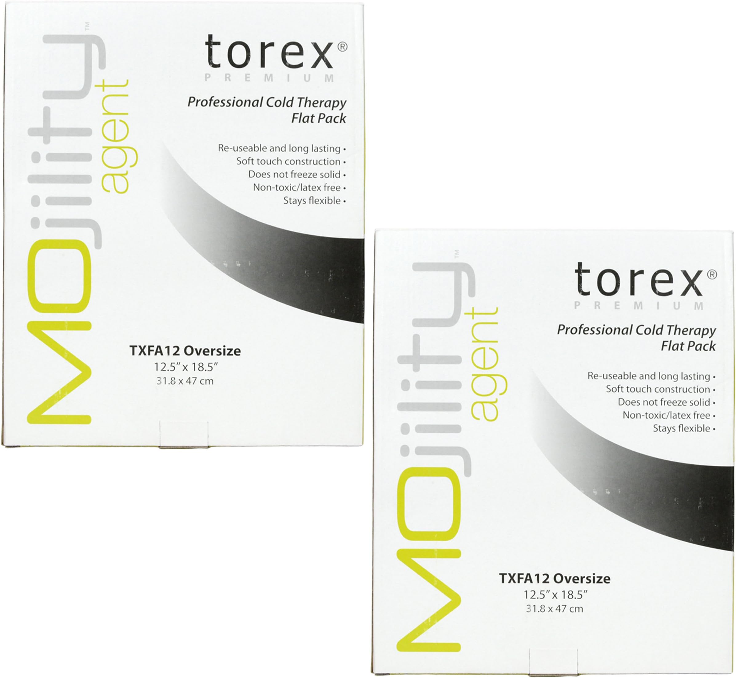 Amazon.com: Torex TXFA12 Professional Cold Therapy Flat Pack Black ...