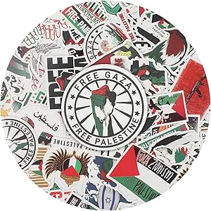 LHOEST Palestine Stickers Set 100 Pieces Waterproof Free Palestine ...