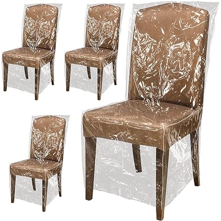 Amazon.com: Wokire Plastic Dining Chair Protector 18 x 17 inch, Chair ...