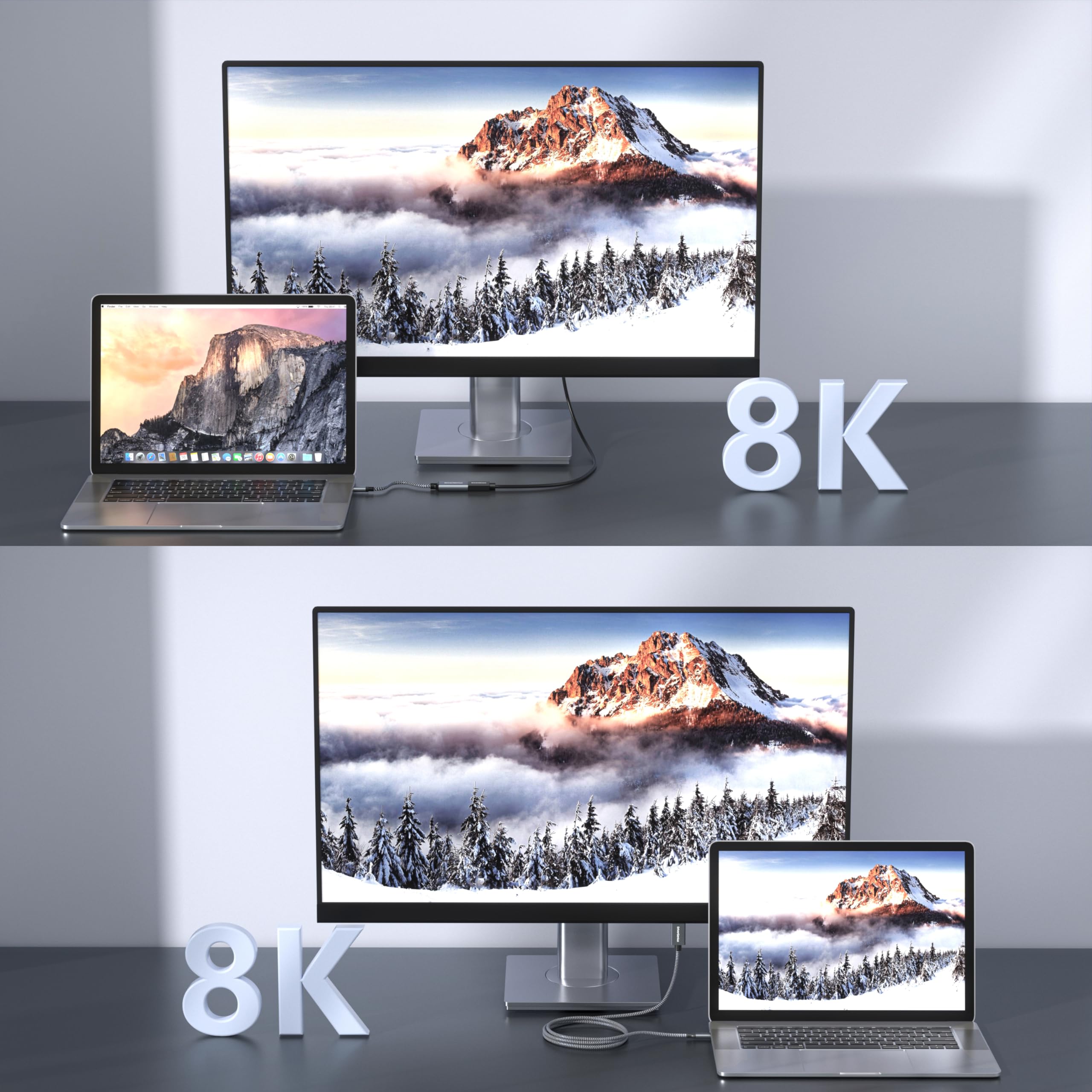 Snapklik.com : DriverGenius 8K USB Type C To DisplayPort 1.4 Cable ...