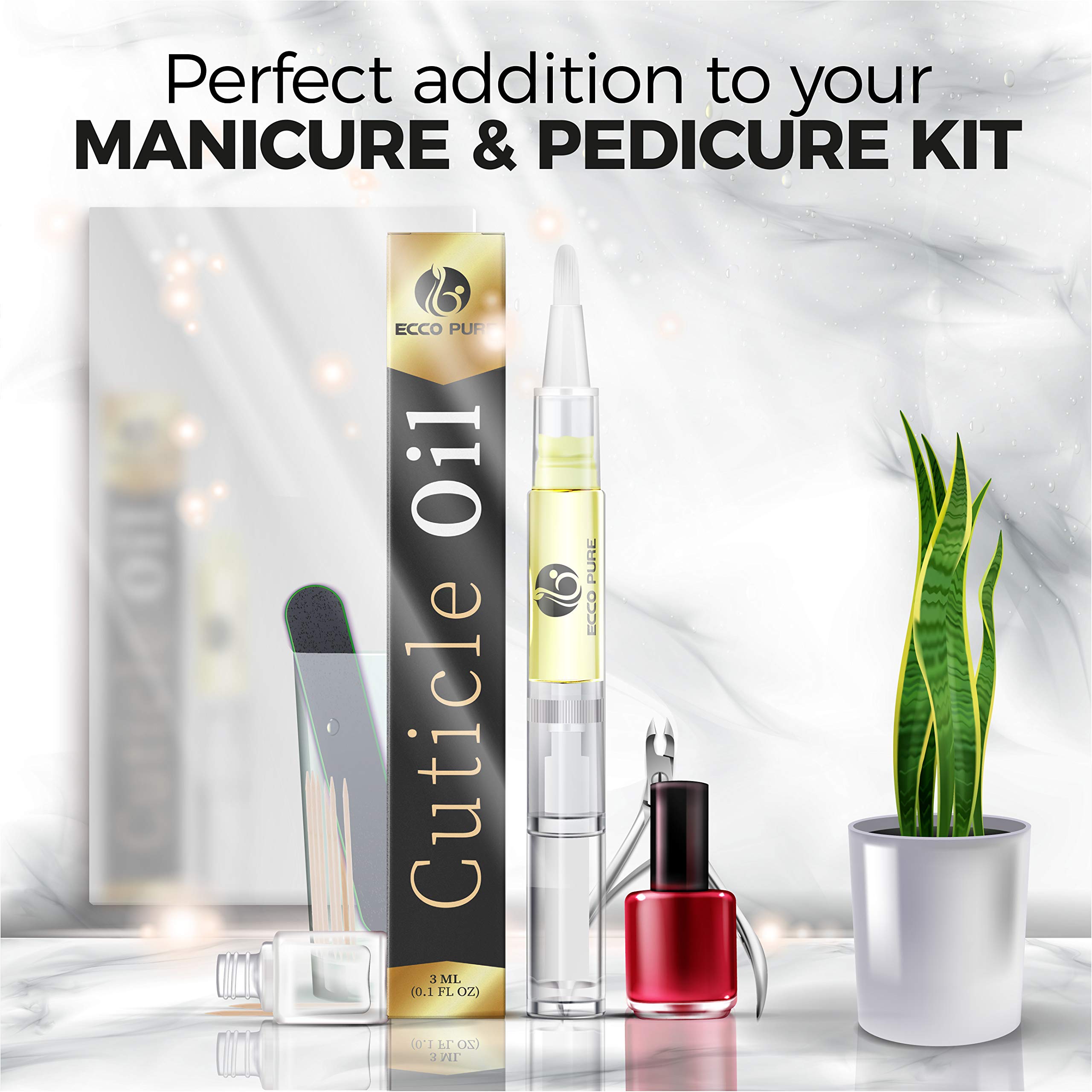 Snapklik.com : ECCO PURE Cuticle Oil Pen - Professional Manicure ...