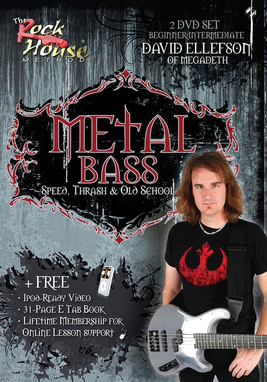 David Ellefson (Megadeth): Metal Bass: Rock House: 9781423492832 ...