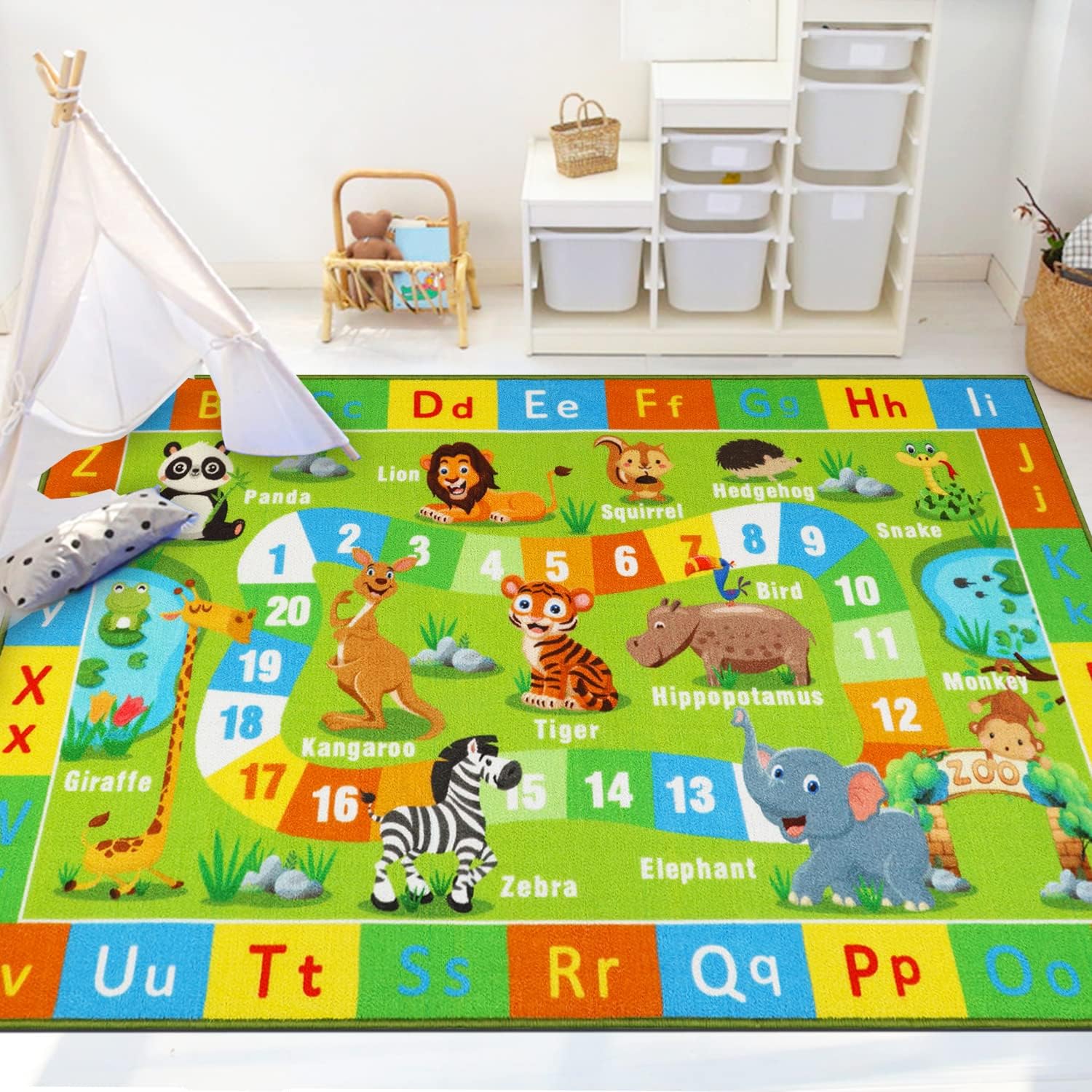 Children of The World Play Mat Globe Kids Rug Large Round 2.0m x 2.0m ...