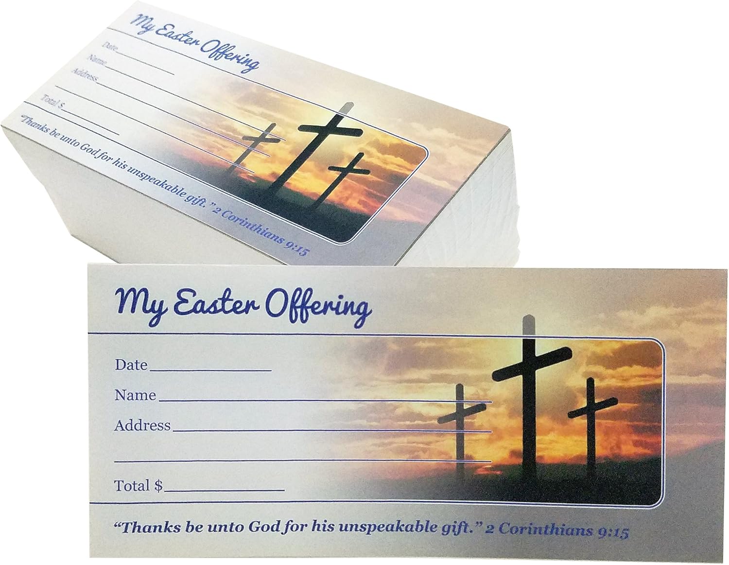 Amazon.com : Easter Offering/Tithe Envelopes - Three Crosses Easter ...