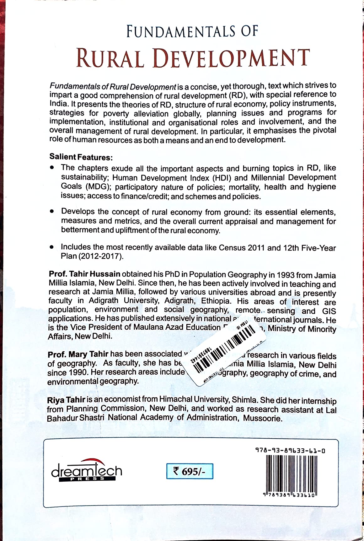 Buy Fundamentals of Rural Development | e Book Online at Low Prices in ...