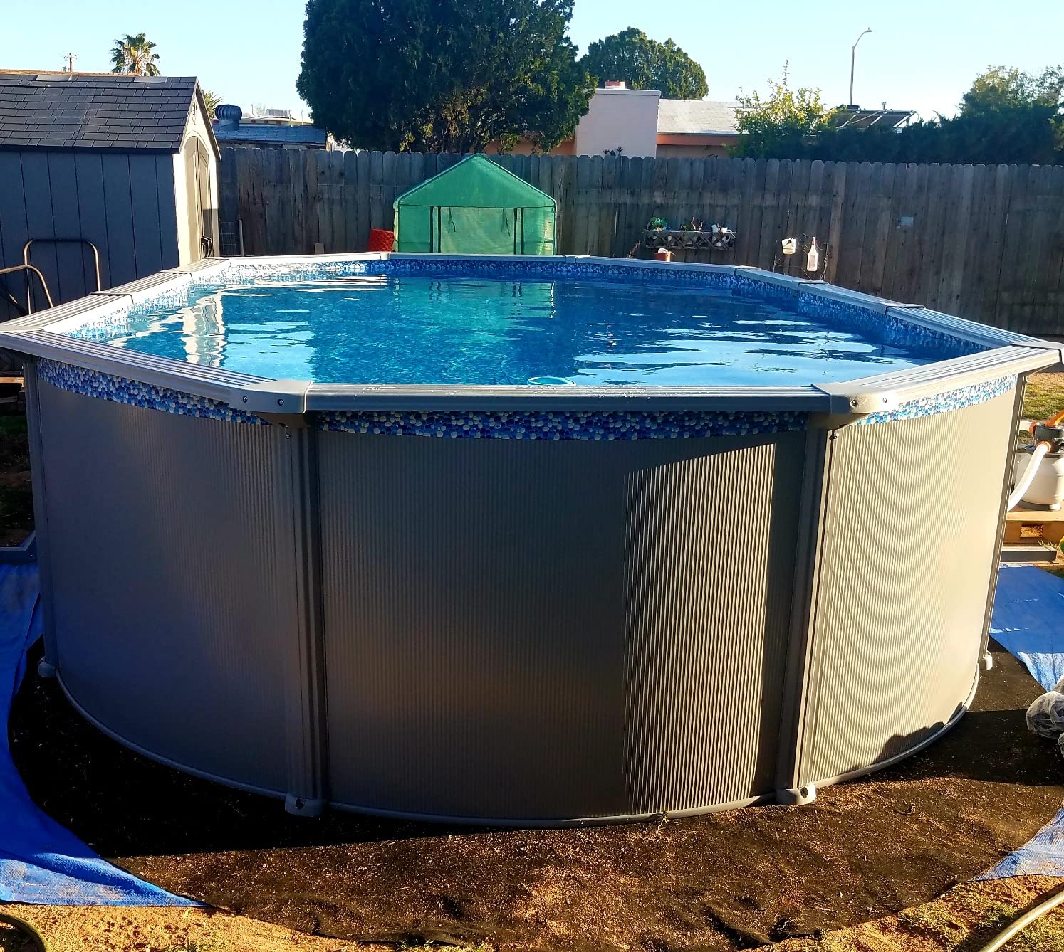 $49/mo - Finance Bestway Hydrium 20' x 12' x 48" Oval Steel Wall Above ...