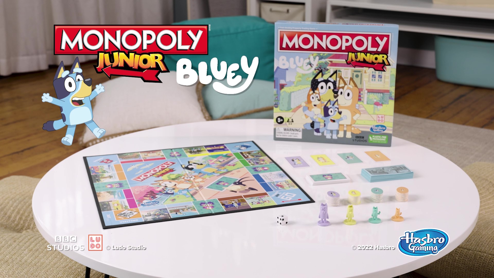 Snapklik.com : Hasbro Gaming Monopoly Junior Bluey Edition Board Game ...