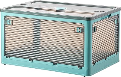 Citylife 64L Collapsible Storage Bins with Lids Plastic Storage ...