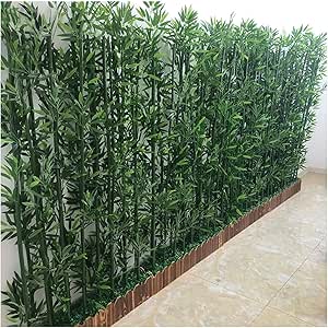 Amazon.com: SAFWELAG Plastic Screen Bamboo privacy screen for Deck ...