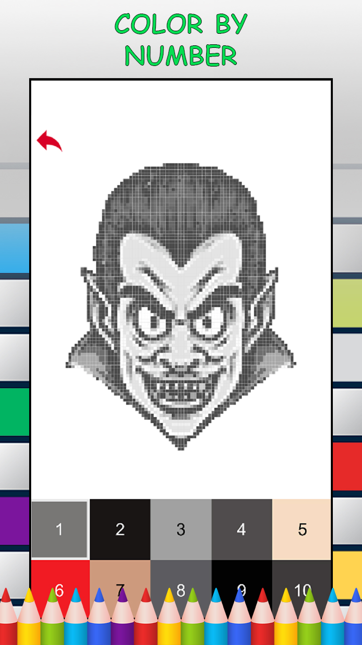 Buy Dracula Vampires Color by Number - No Ads Pixel Art Game - Coloring ...