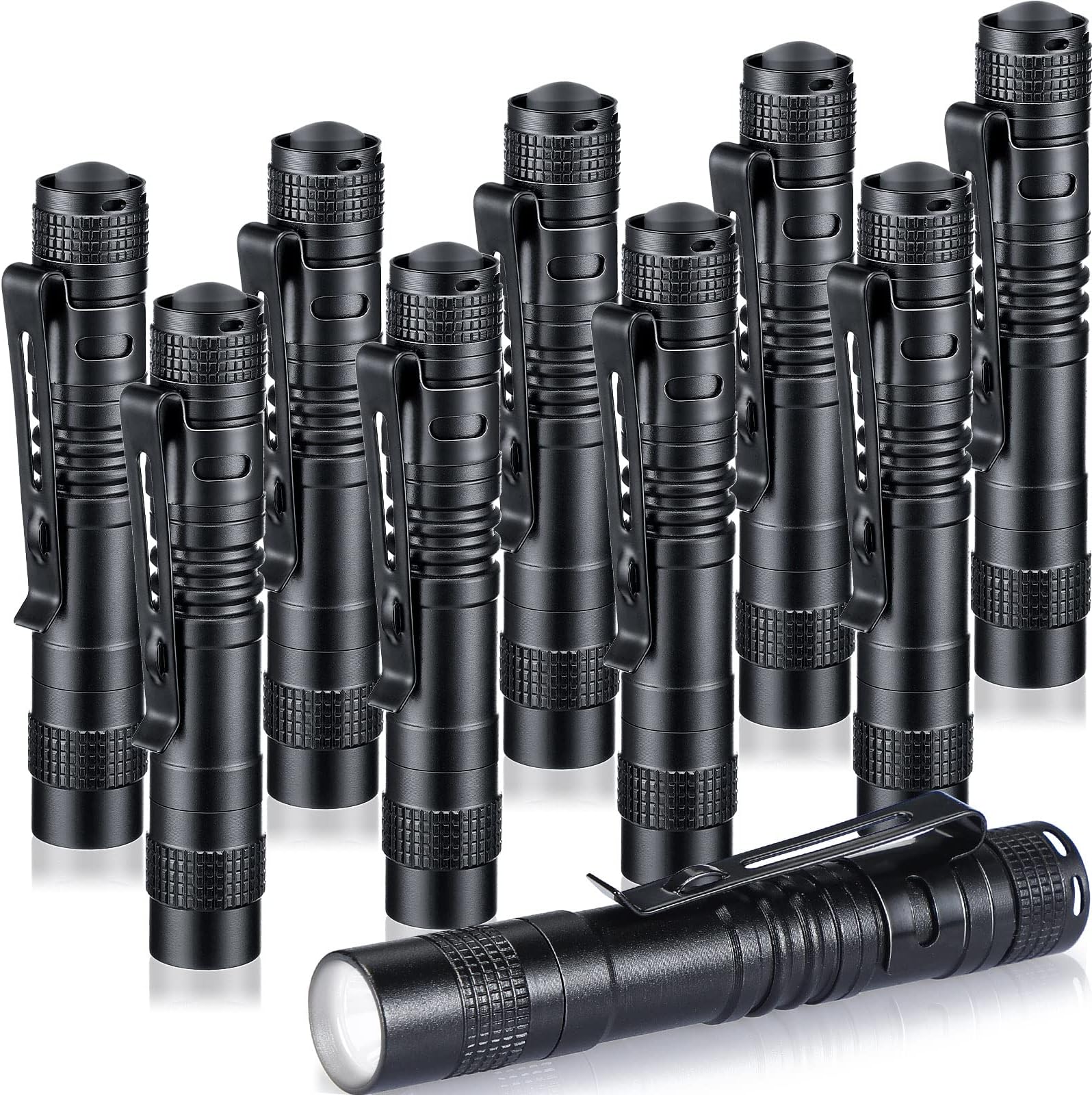 Pocketman Mini 3 Modes Cree Q5 7w 300lm LED Flashlight Torch 10 Pack ...
