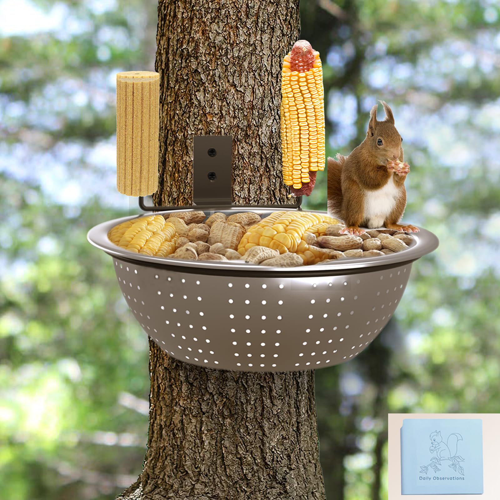 Amazon.com : Ofasixx Squirrel Feeders for Outside-Squirrel Feeder with ...