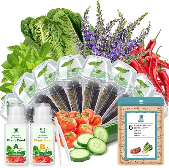 Amazon.com : Assorted Seed Pods for All Hydroponics Growing Systems, 8 ...