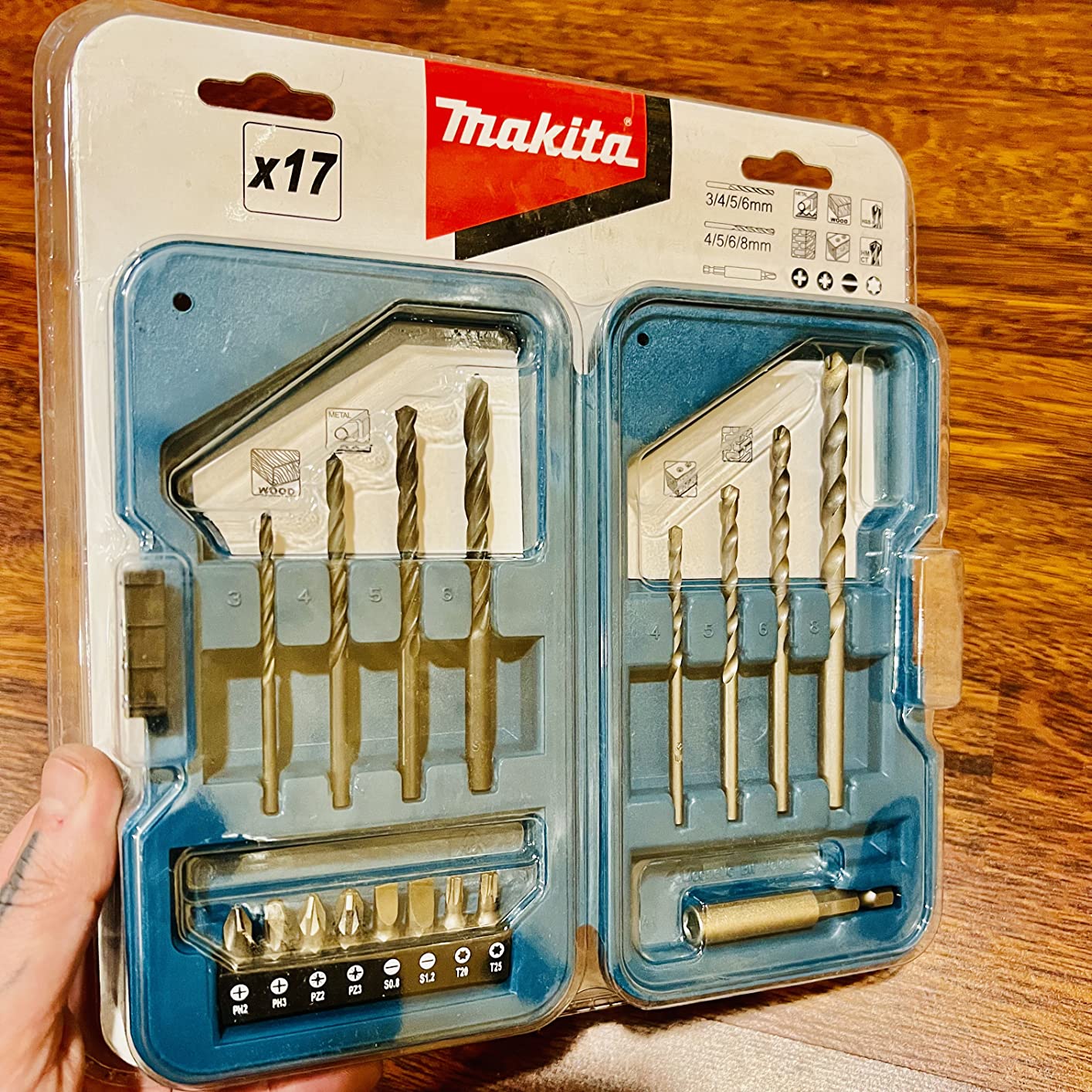 MAKITA Drill&Screw BIT Set 17 PCS D-40200 : Amazon.in: Home Improvement