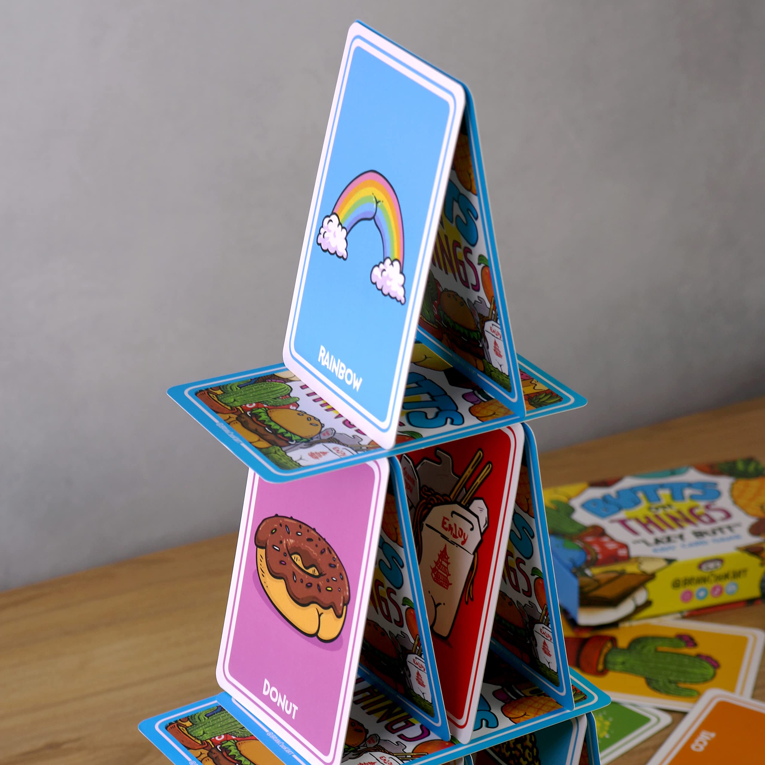 Board Games For Kids 3-5 Butts On Things Card Game - Hilarious Cheek-to ...