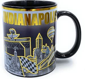 Amazon.com: Aeisage Indianapolis Mug Indiana State Souvenir Gifts ...