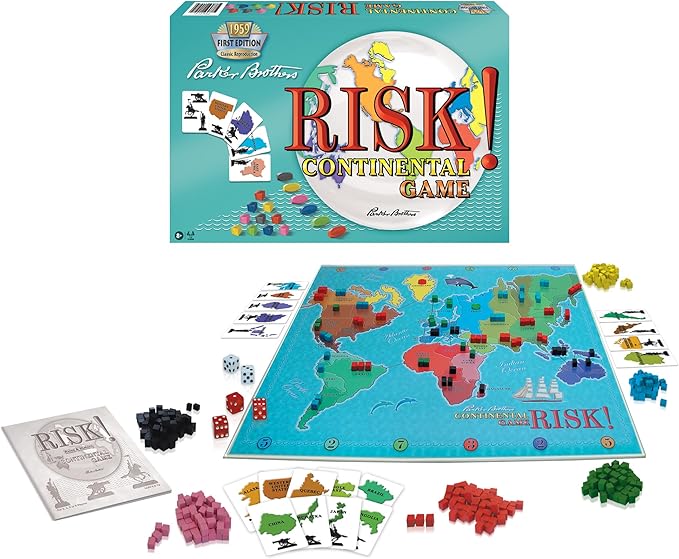 Amazon.com: Risk 1959 The Classic Reproduction of Risk with Original ...