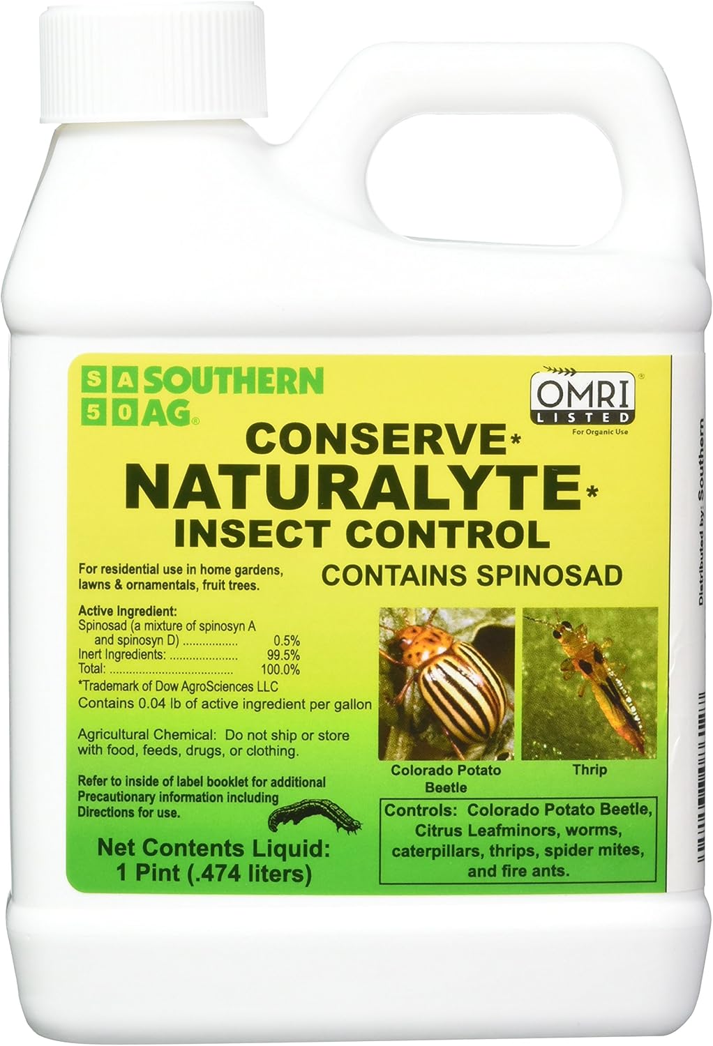 Amazon.com: Southern Ag Conserve Naturalyte Insect Control, 16oz - Pint ...